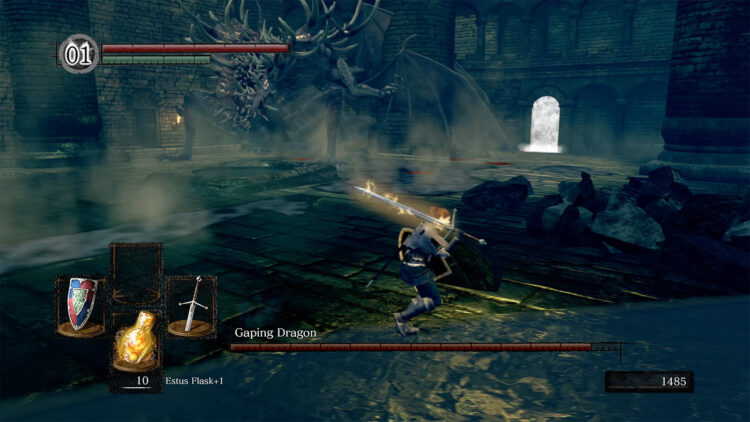 How To Defeat The Gaping Dragon In Dark Souls: Remastered