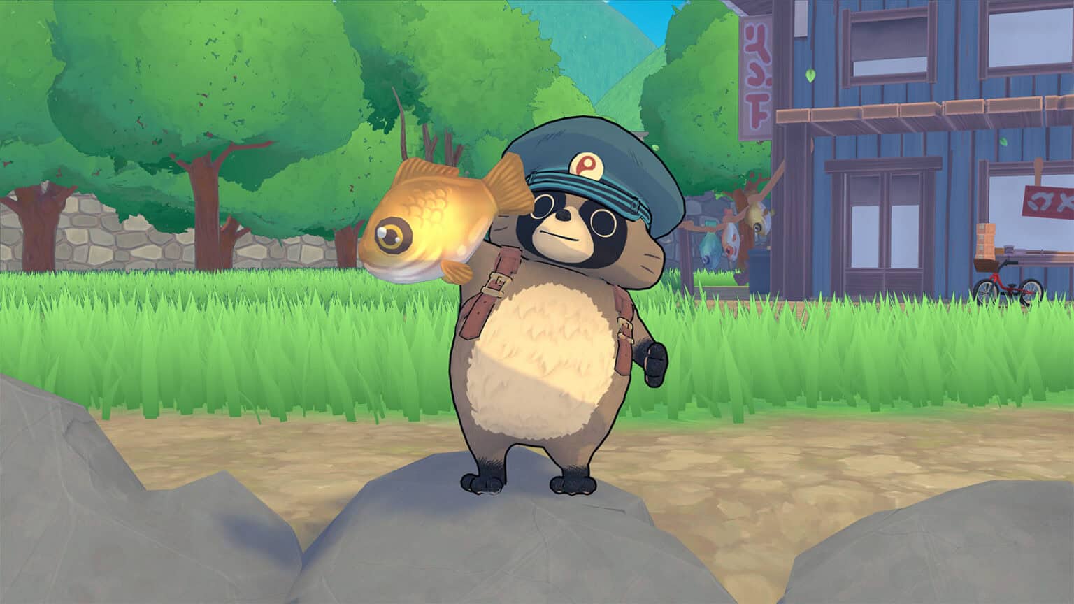 TANUKI: Pon's Summer is an upcoming animated mail delivery life-sim